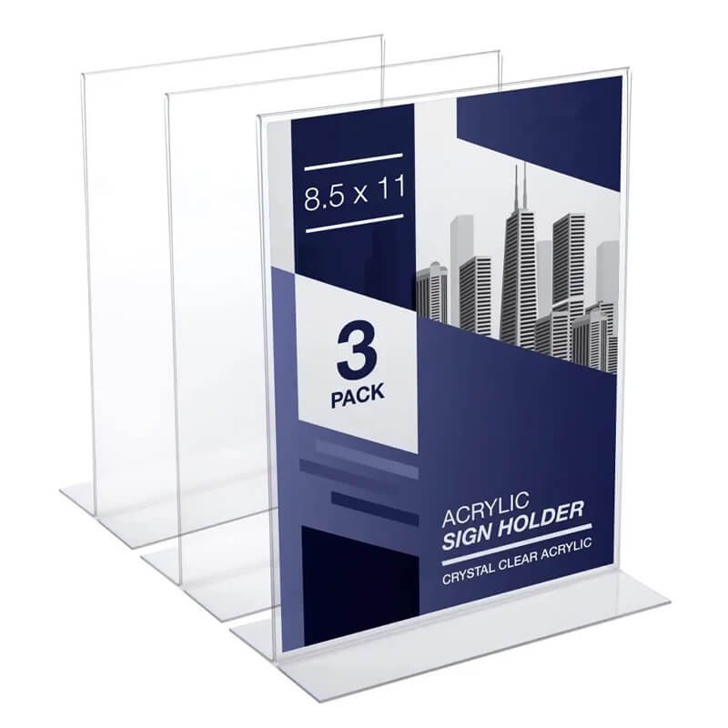 Custom Acrylic Sign Holder | Acrylic Card Holder -Wewin