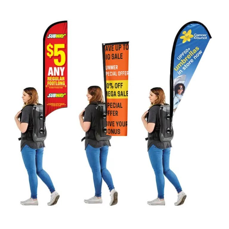 Custom Backpack Flags&Banner - Outdoor Advertising | Wewin