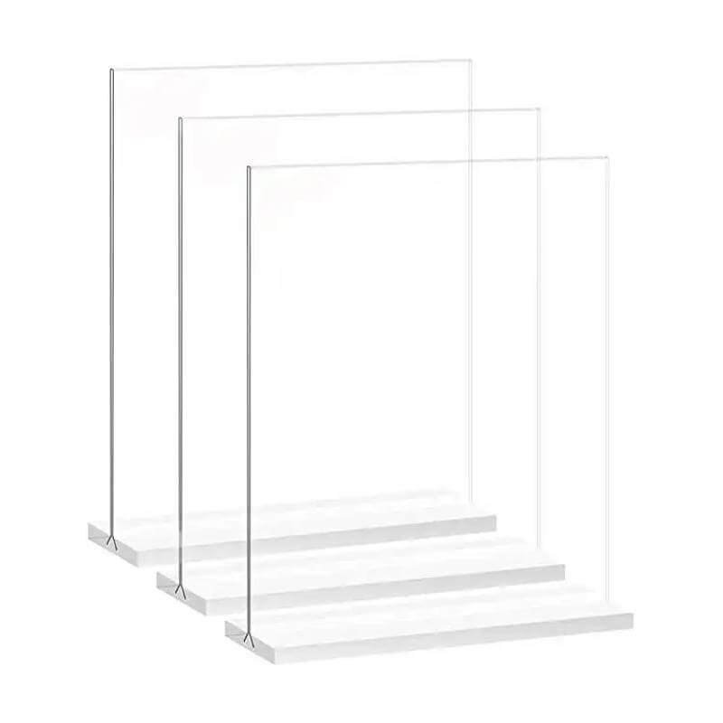 Custom Acrylic Sign Holder | Acrylic Card Holder -Wewin