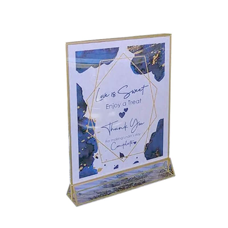Custom Acrylic Sign Holder | Acrylic Card Holder -Wewin