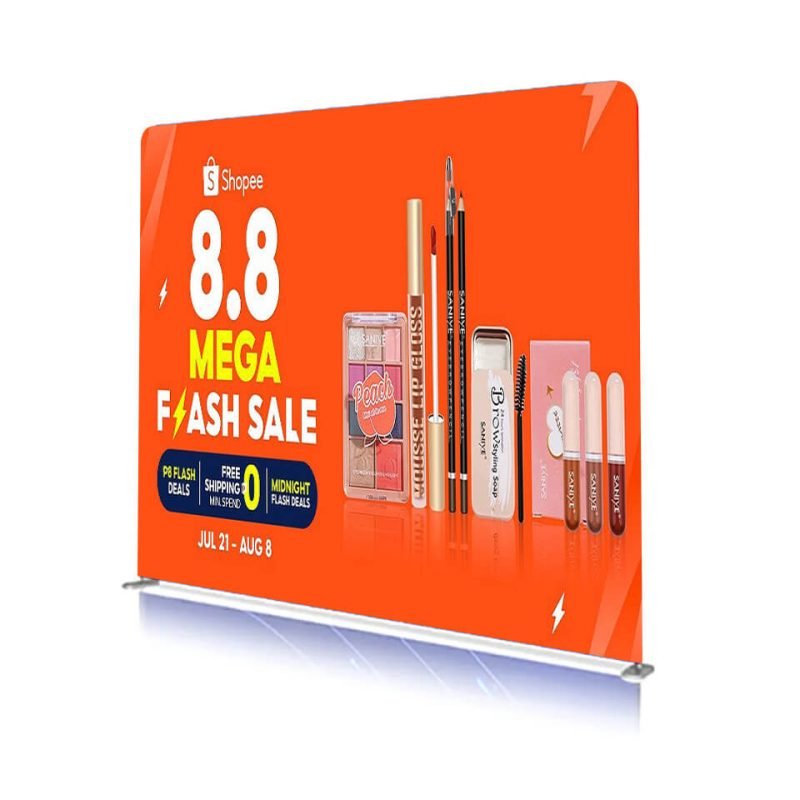 Custom Tension Fabric Backdrop | Photo Booth Backdrops