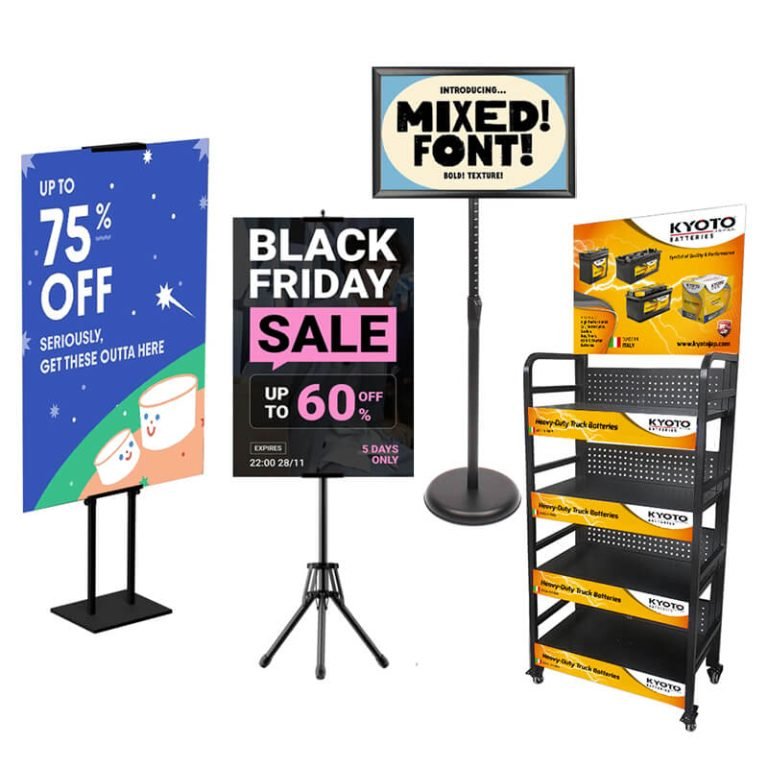 Custom Metal Display Stands | Countertop Display - Wewin