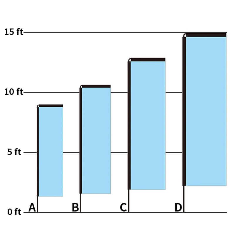 Custom Rectangle Flags | Print Banner Designs - Wewin