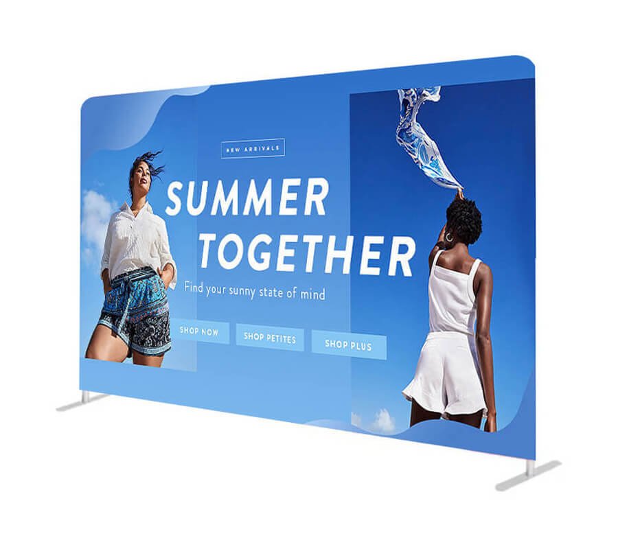 Custom Tension Fabric Backdrop | Photo Booth Backdrops