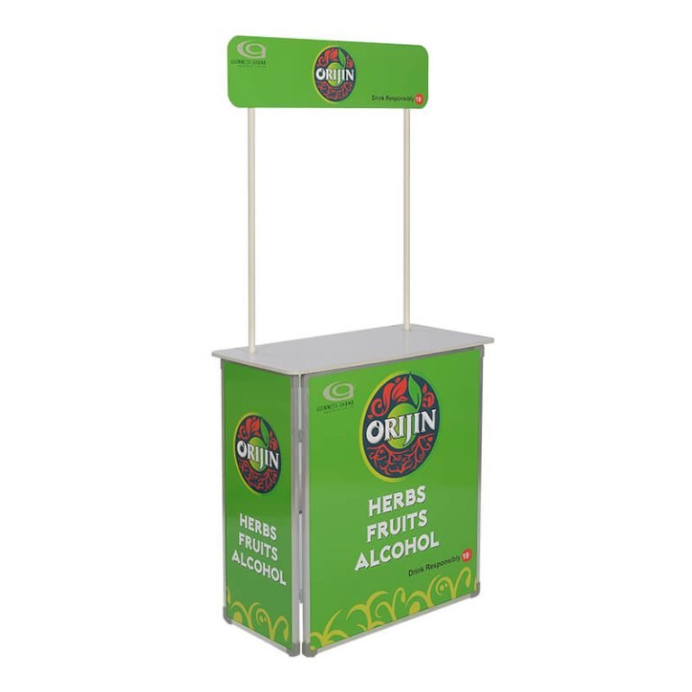 Portable Promotion Table | Foldable Promotional Counters