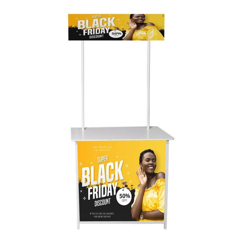Portable Promotion Table | Foldable Promotional Counters