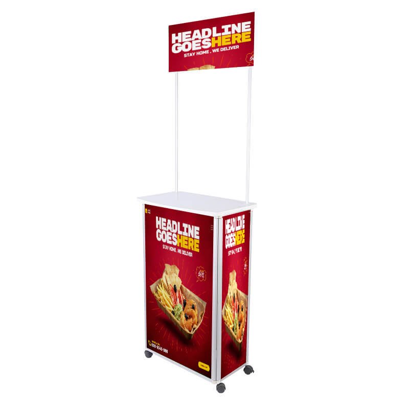 Portable Promotion Table | Foldable Promotional Counters