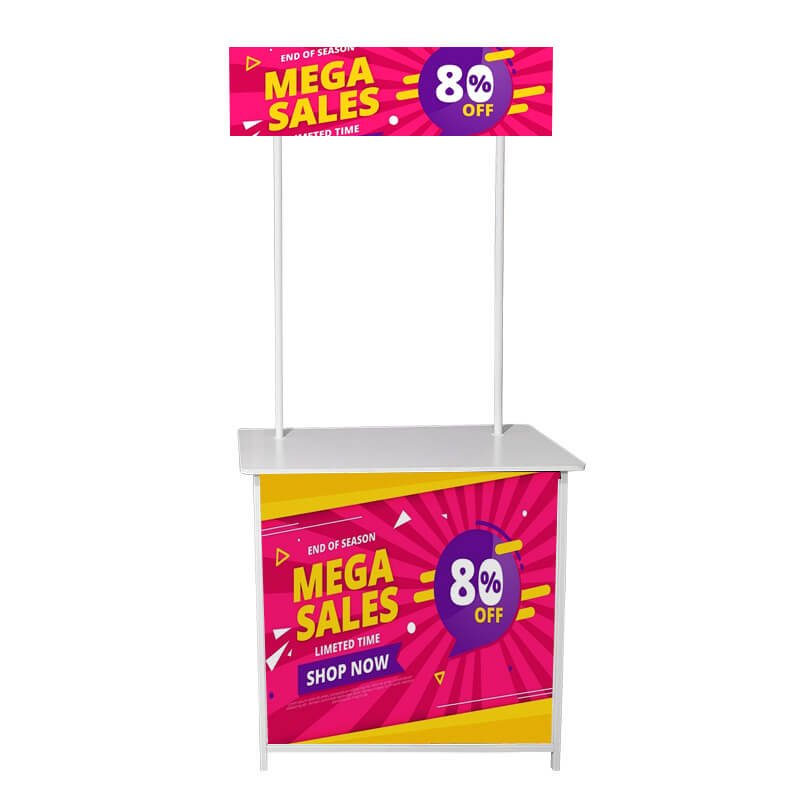 Portable Promotion Table | Foldable Promotional Counters