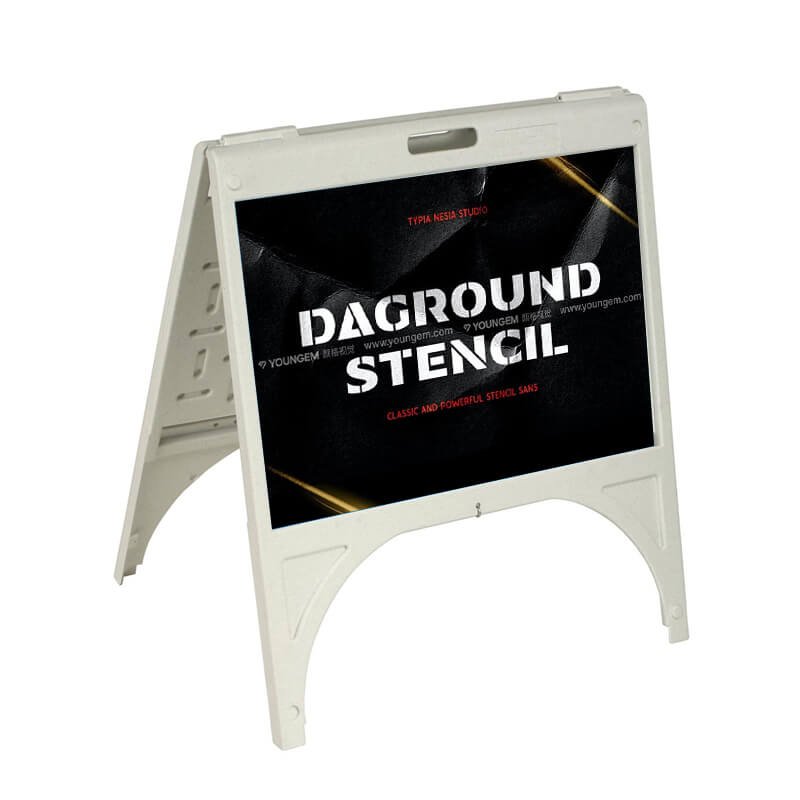 Plastic A Frame Signs | Portable Sidewalk Signs - Wewin