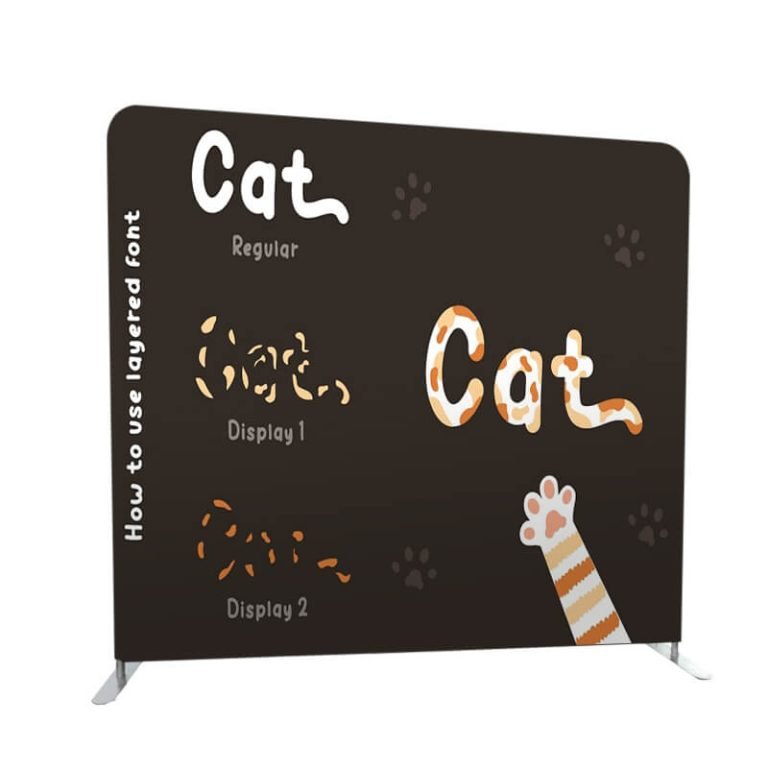 Custom Trade Show Backdrop | Fabric Backdrop - Wewin