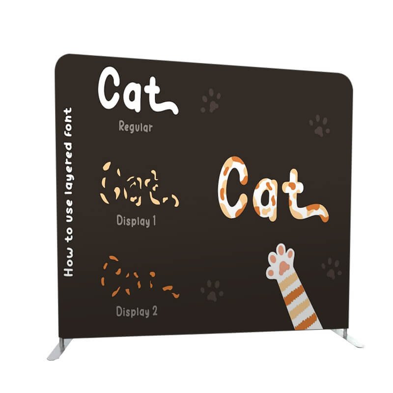 Custom Trade Show Backdrop | Fabric Backdrop - Wewin