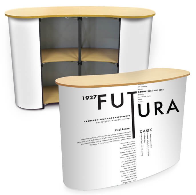 Portable Trade Show Counters | Trade Show Podium - Wewin