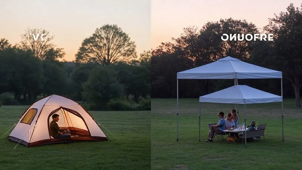 Tent vs Canopy: Which Outdoor Shelter is Right for You?